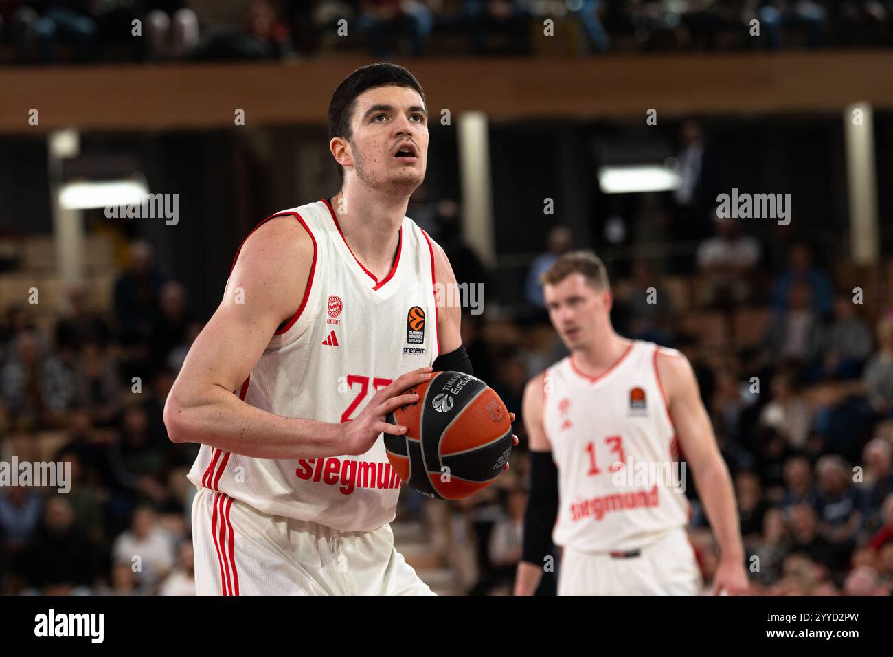Monaco, Monaco. 17th Dec, 2024. Munich players #22 Danko Brankovic and ...