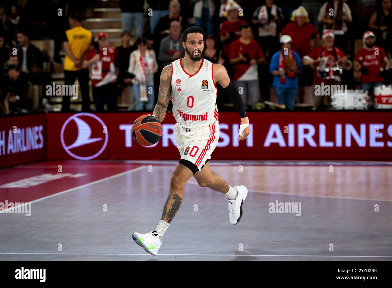 Monaco, Monaco. 17th Dec, 2024. Munich player #0 Nick Weiler-Babb is ...