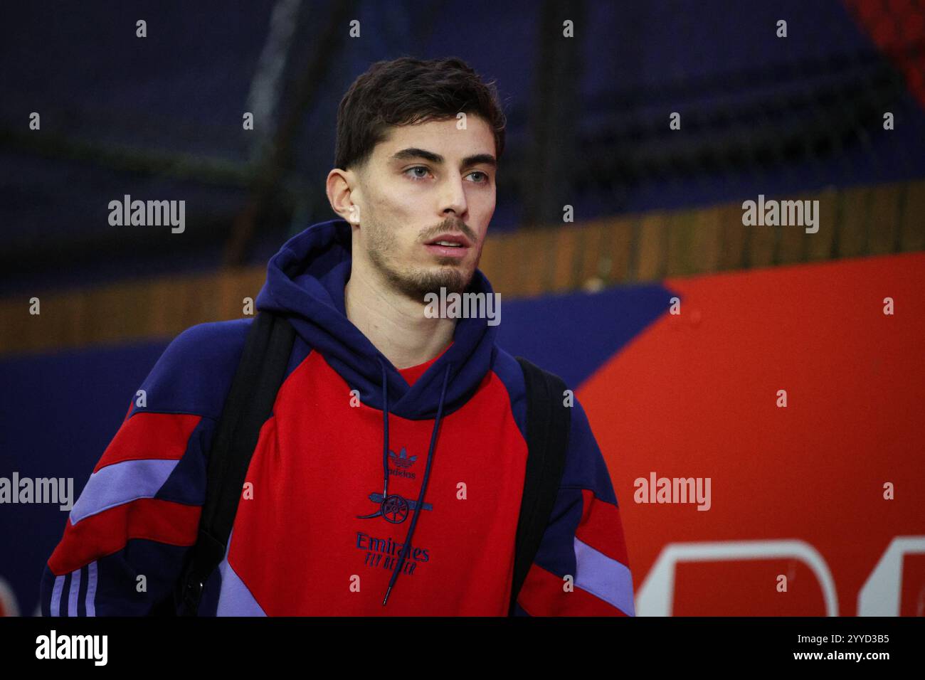 LONDON, UK - 21st Dec 2024: Kai Havertz of Arsenal arrives ahead of the ...