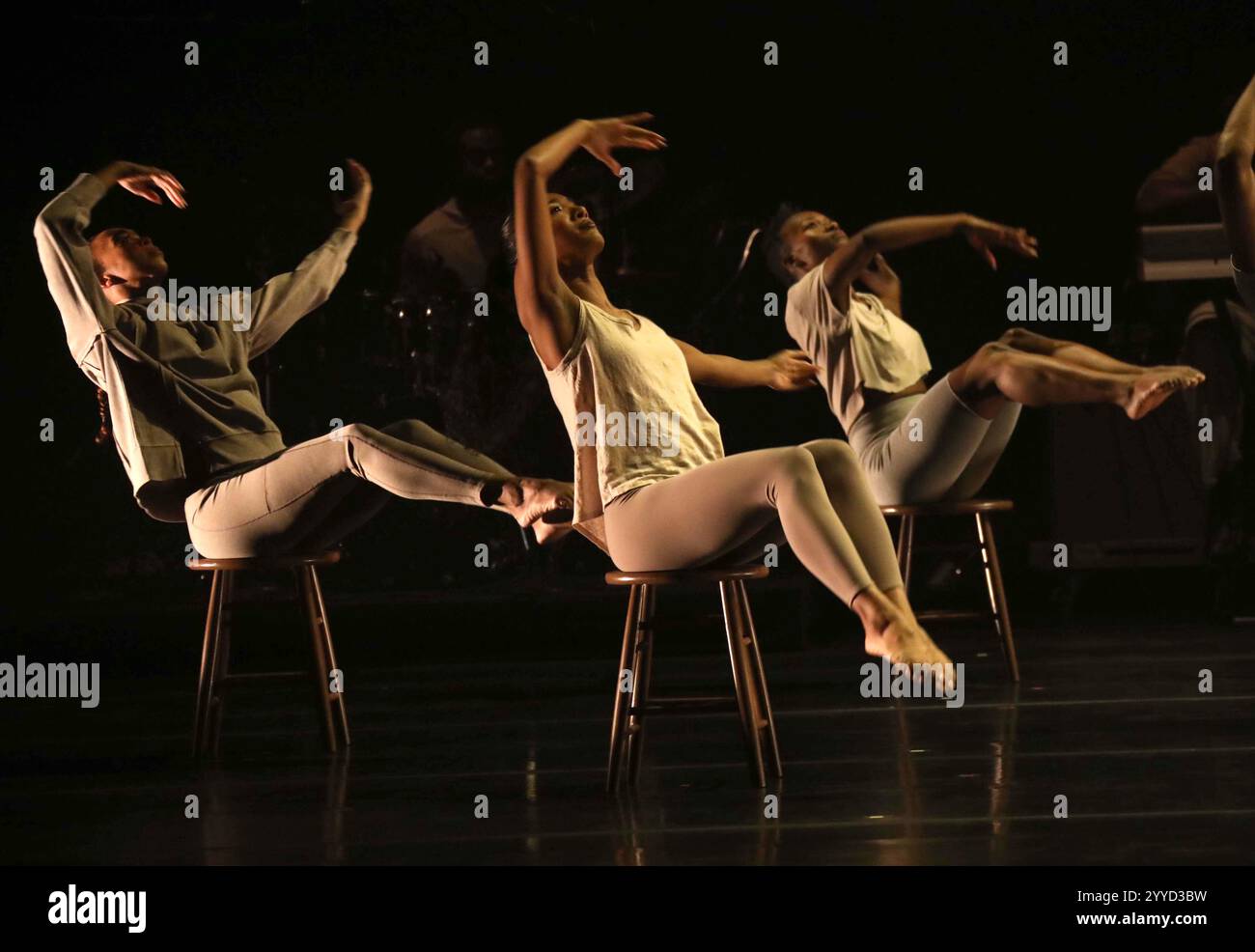 December 20, 2024, New York, New York, USA: Alvin Ailey Dancers include ...