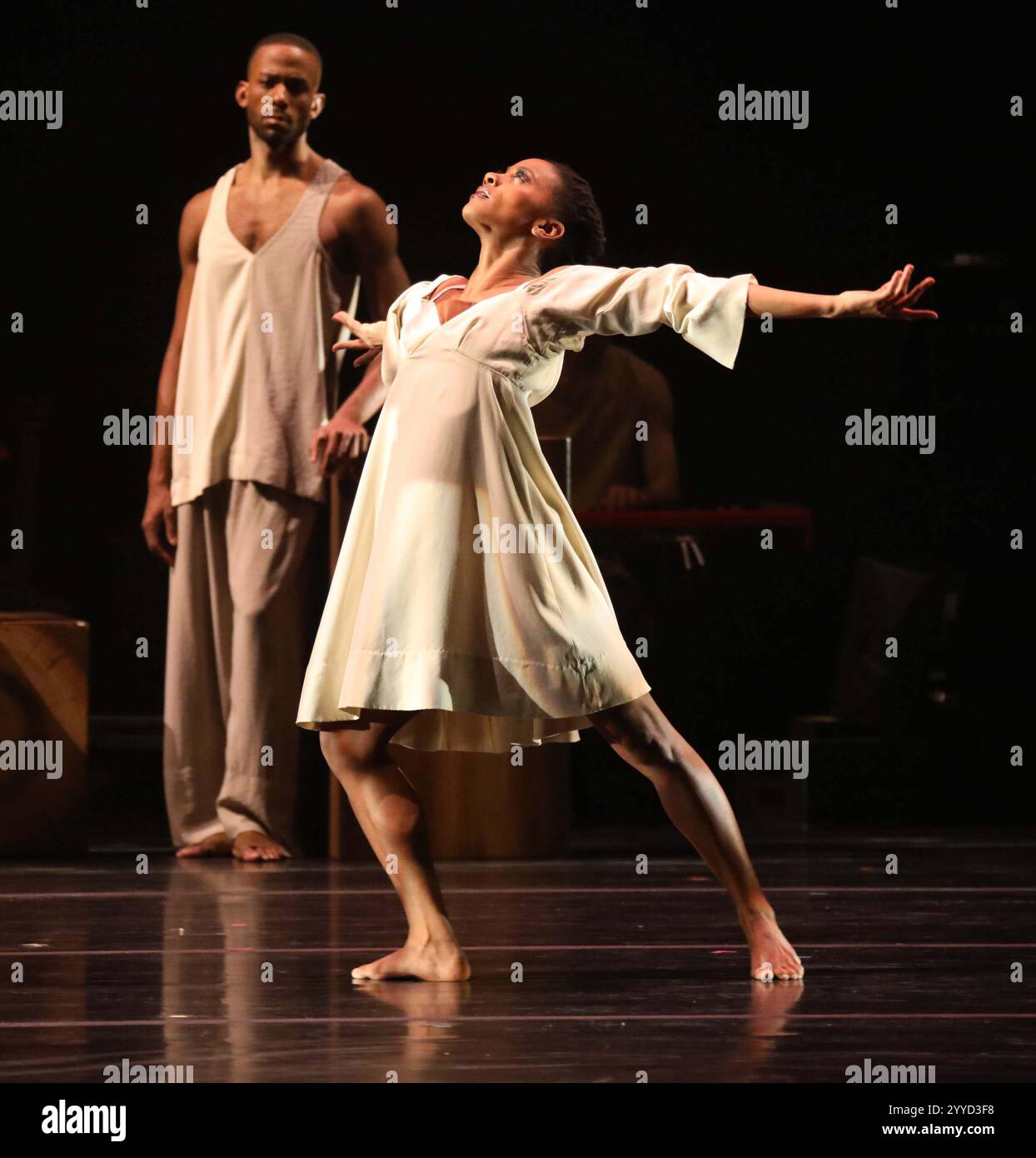 December 20, 2024, New York, New York, USA: Alvin Ailey Dancers (L-R ...