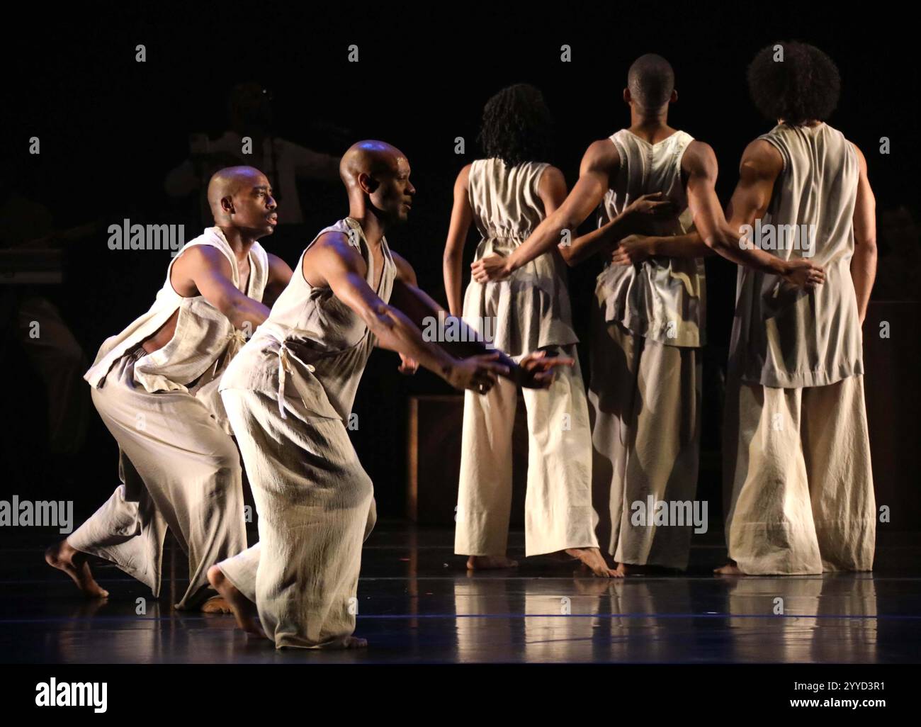 December 20, 2024, New York, New York, USA: Alvin Ailey Dancers include ...