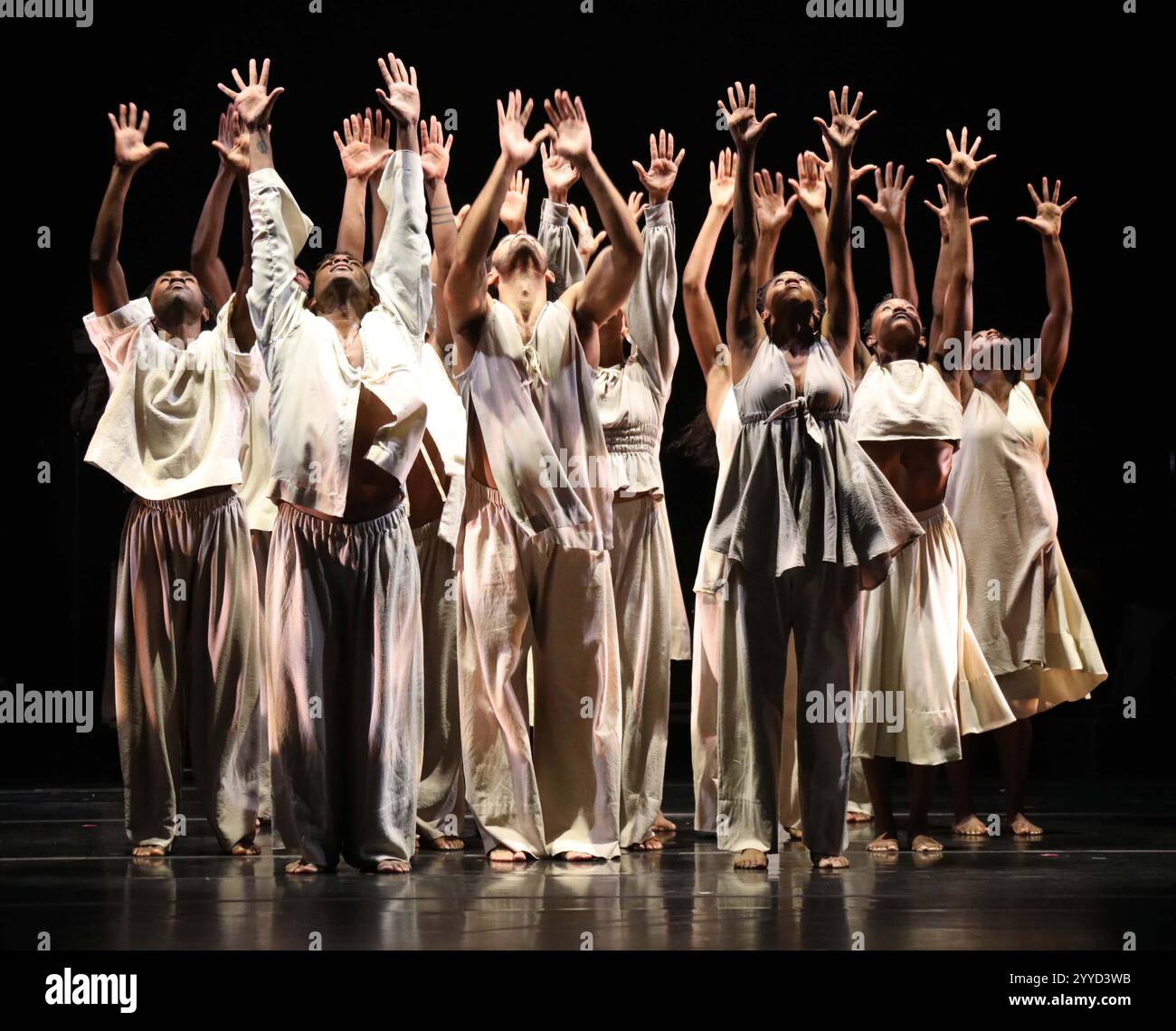 December 20, 2024, New York, New York, USA: Alvin Ailey Dancers include ...