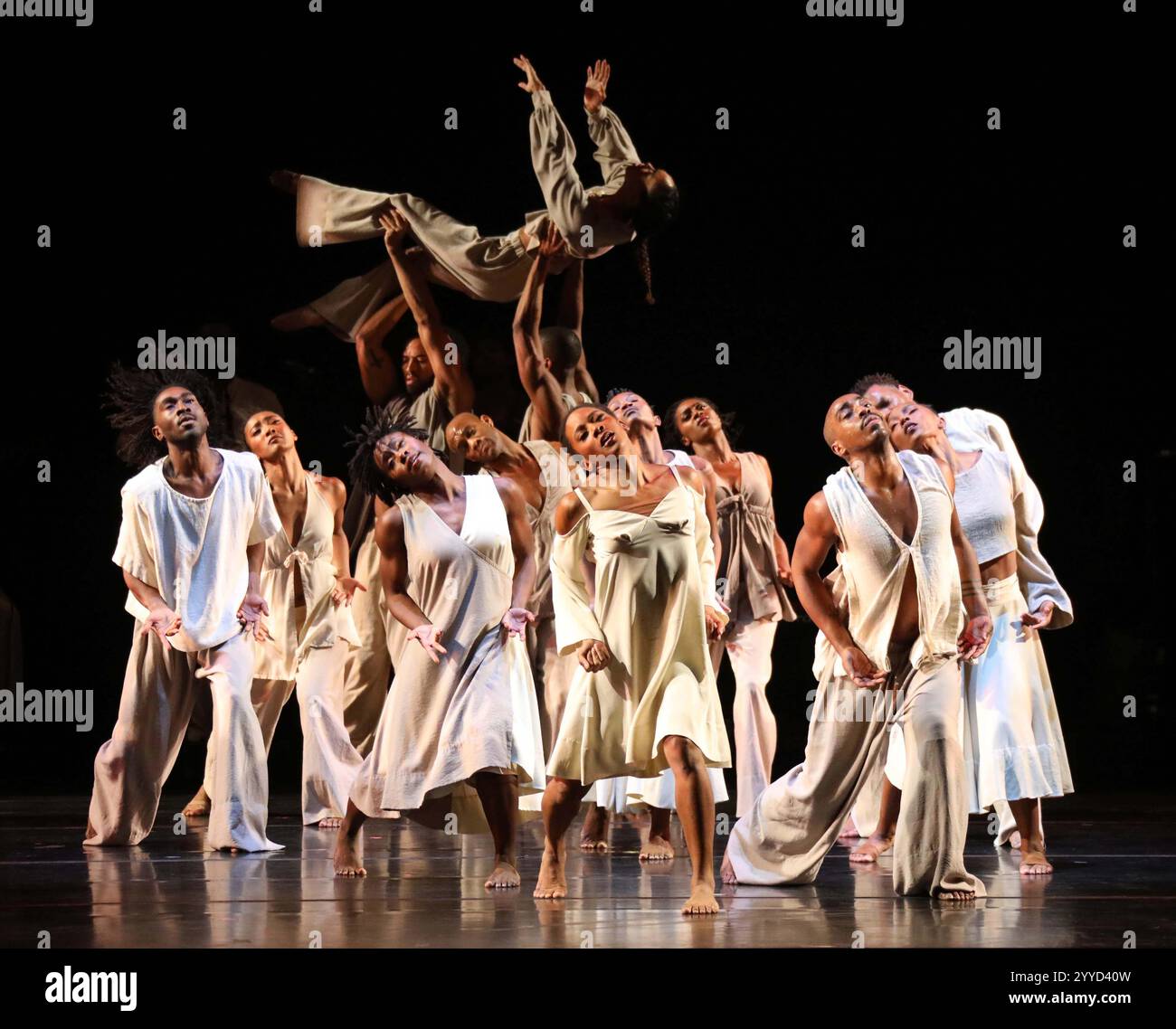 December 20, 2024, New York, New York, USA: Alvin Ailey Dancers include ...
