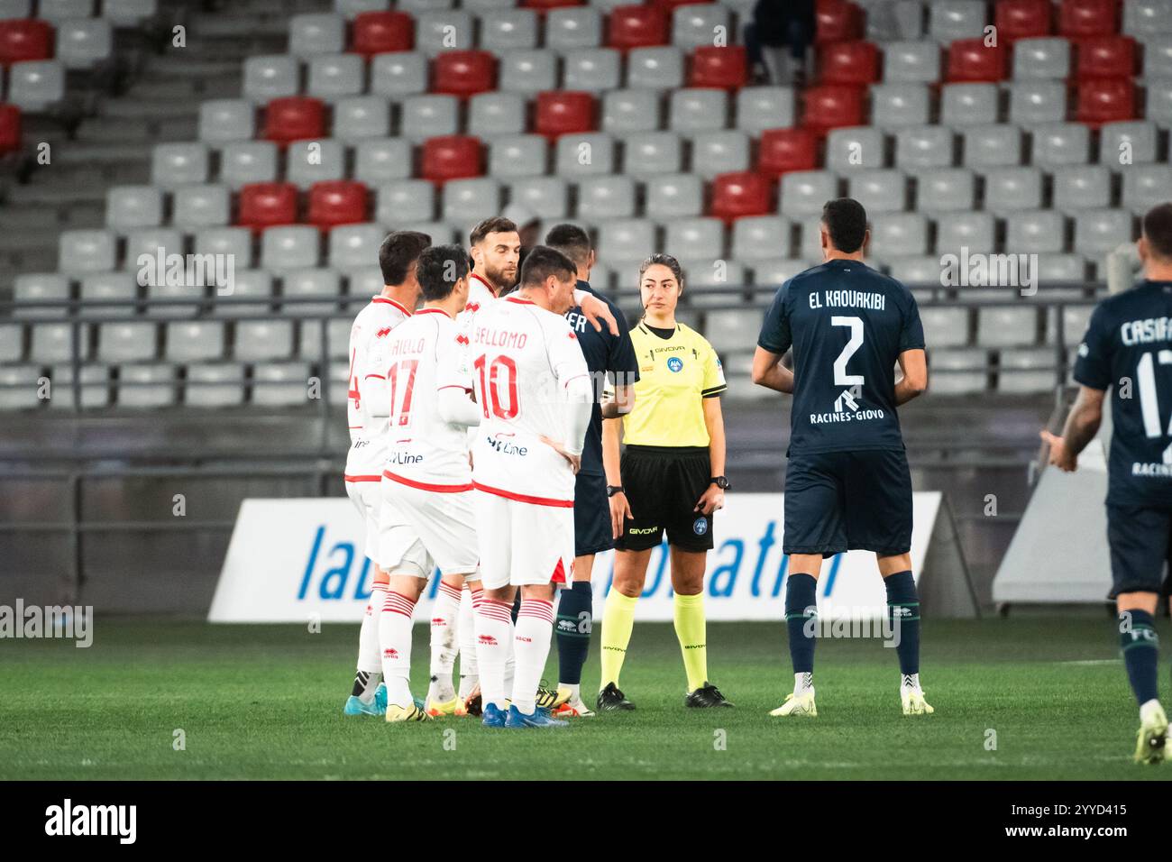 Bari, Italy. 21st Dec, 2024. referee Maria Sole Ferrieri Caputi during ...