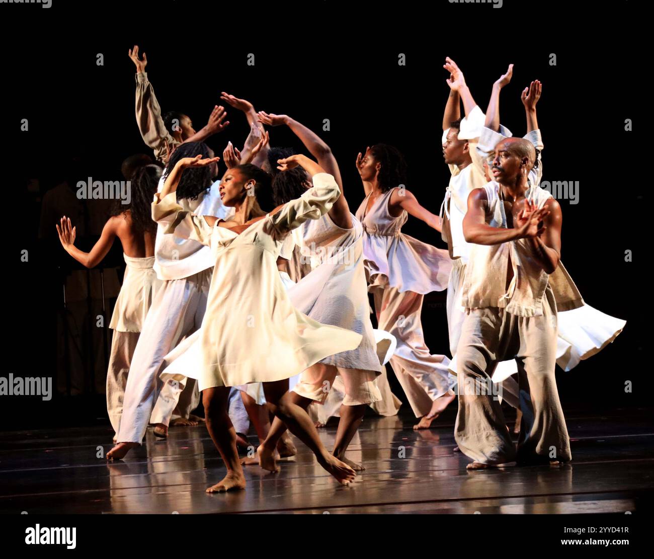 December 20, 2024, New York, New York, USA: Alvin Ailey Dancers include ...