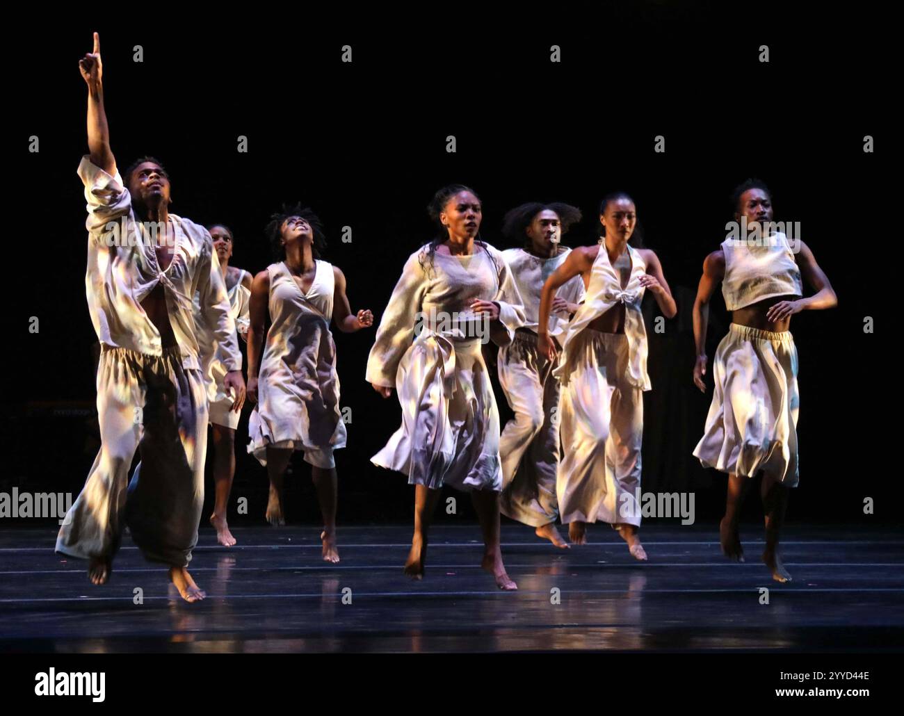 December 20, 2024, New York, New York, USA: Alvin Ailey Dancers include ...