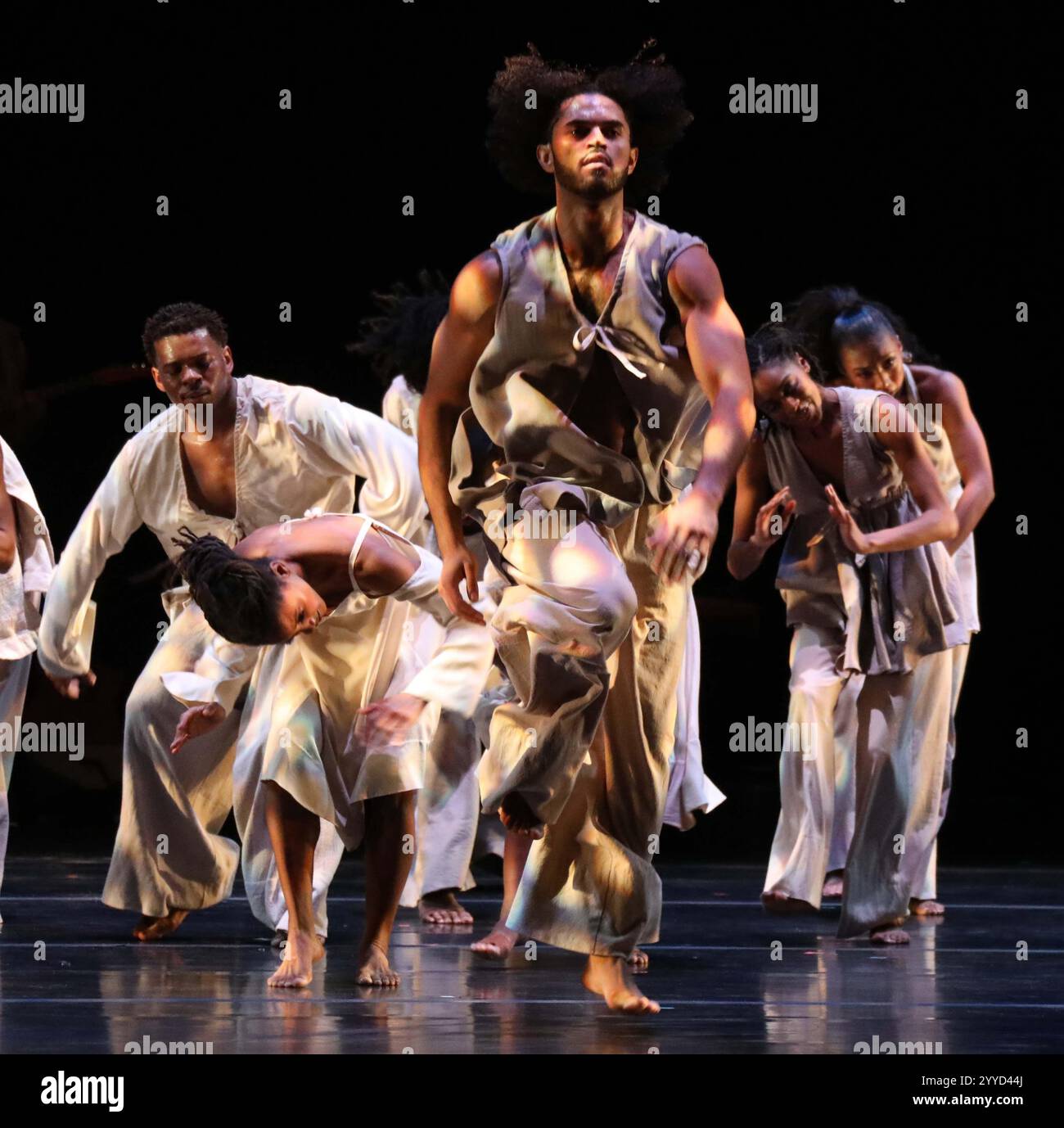December 20, 2024, New York, New York, USA: Alvin Ailey Dancers include ...