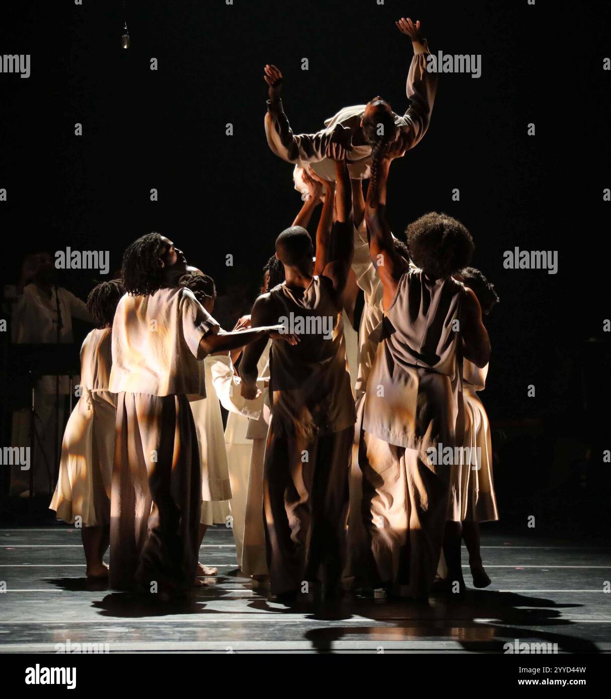 December 20, 2024, New York, New York, USA: Alvin Ailey Dancers include ...