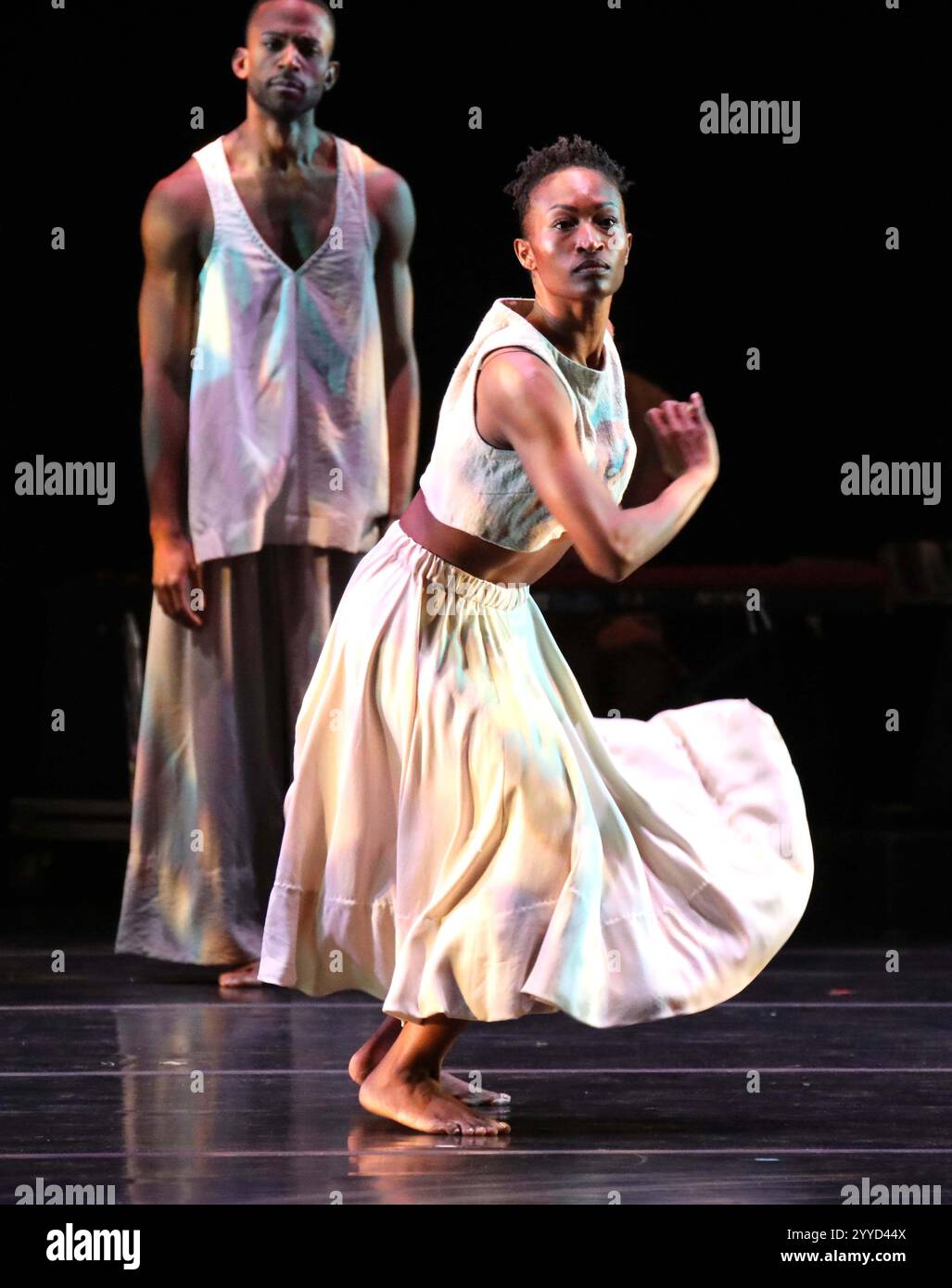 December 20, 2024, New York, New York, USA: Alvin Ailey Dancers (L-R ...