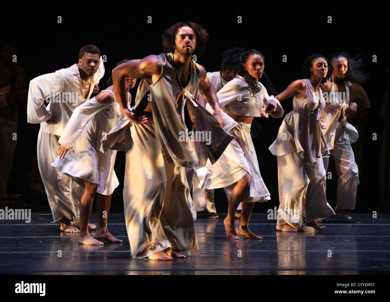December 20, 2024, New York, New York, USA: Alvin Ailey Dancers include ...