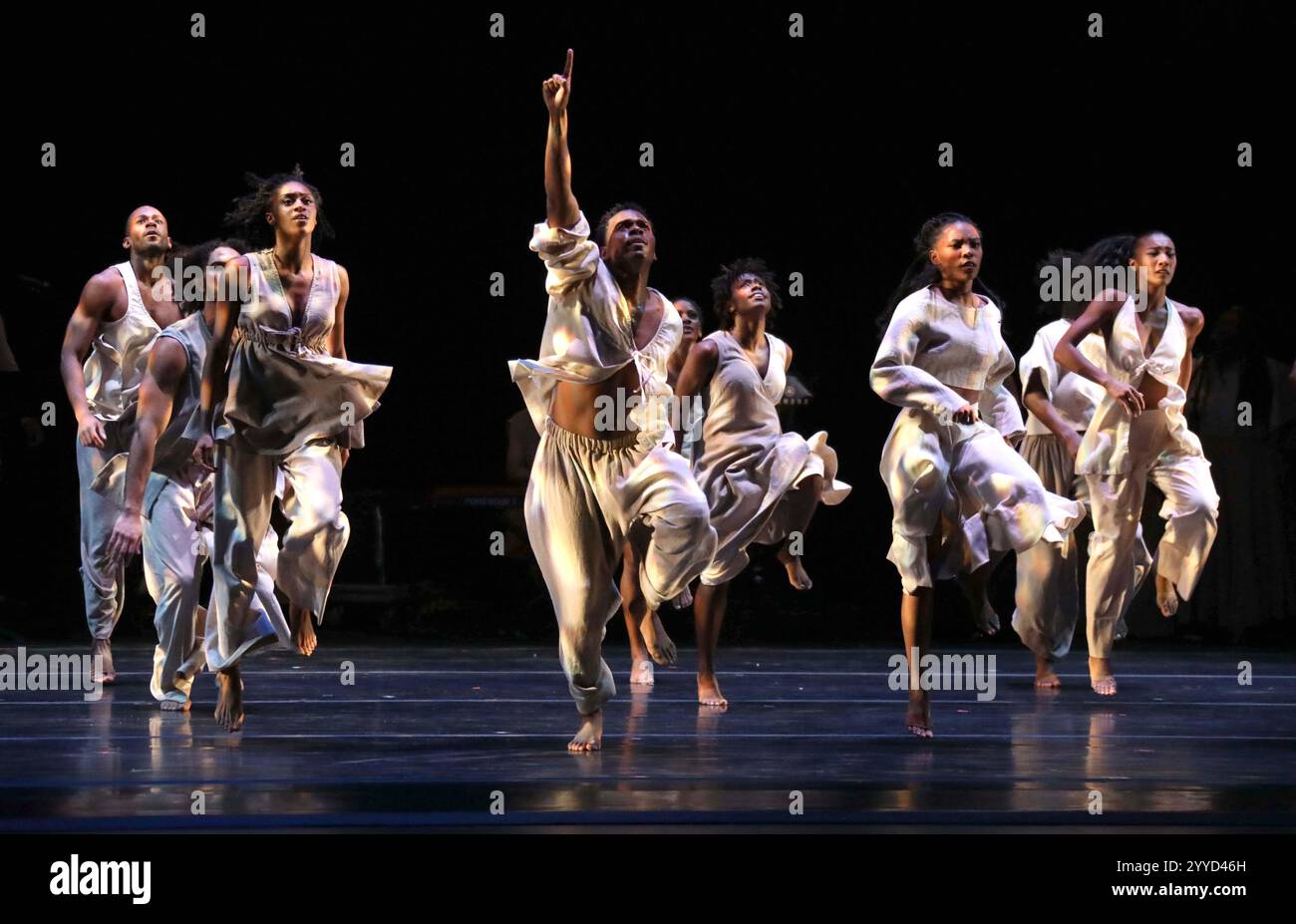 December 20, 2024, New York, New York, USA: Alvin Ailey Dancers include ...