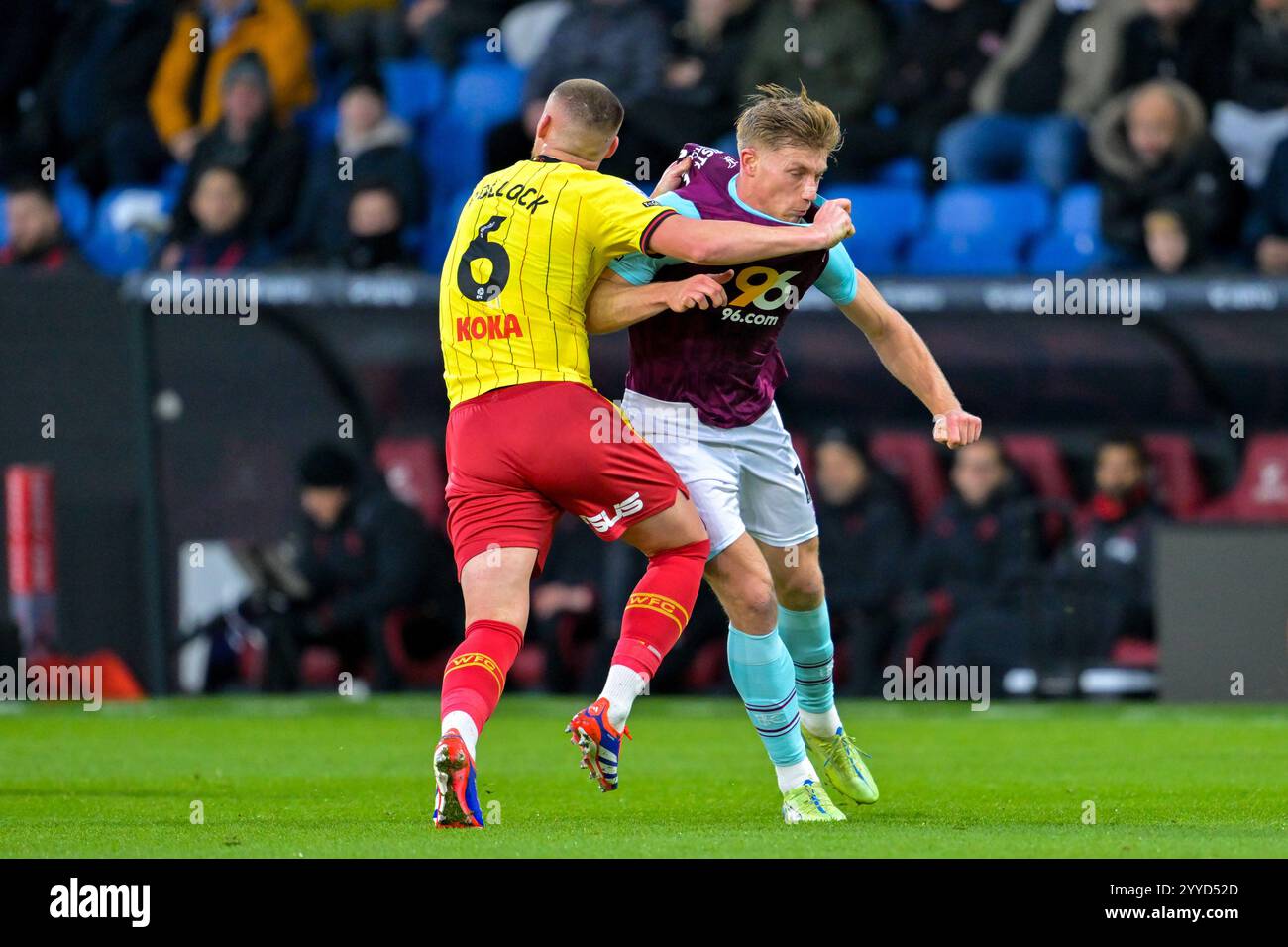 Turf Moor, Burnley, Lancashire, UK. 21st Dec, 2024. EFL Championship ...