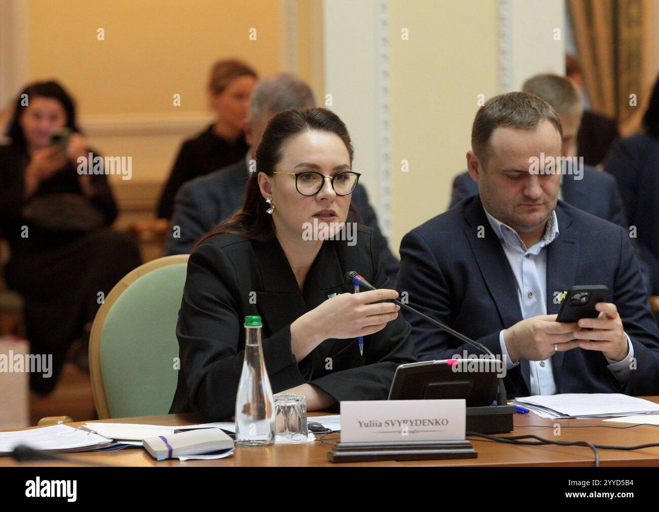 Non Exclusive: KYIV, UKRAINE - DECEMBER 20, 2024 - First Deputy Prime ...