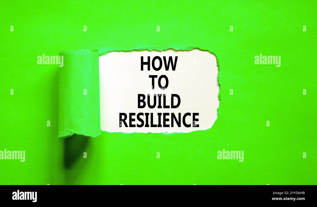 How to build resilience symbol. Concept words How to build resilience ...