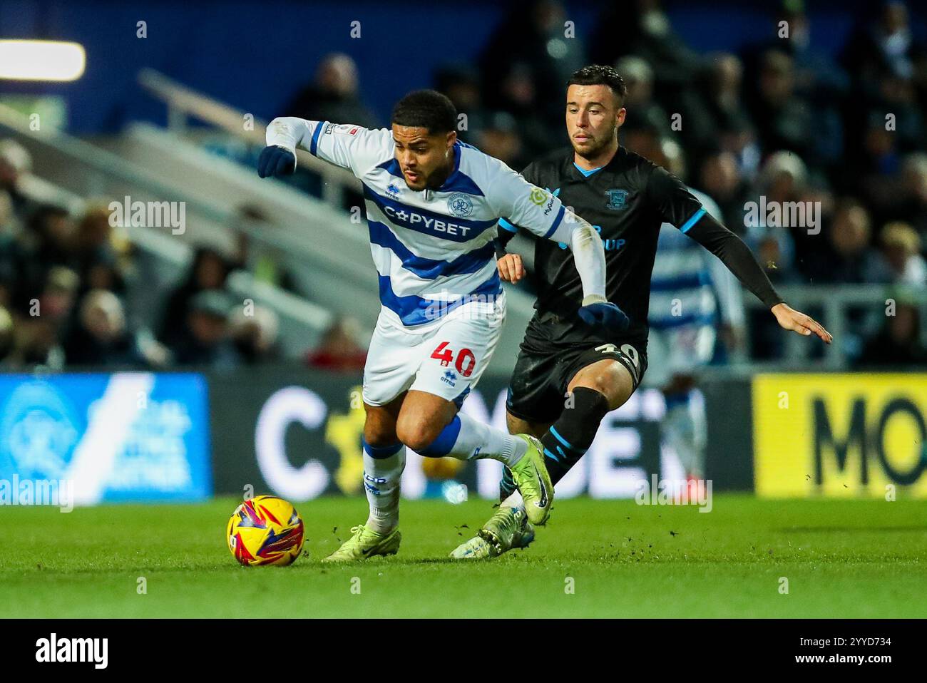 London, UK. 13th Nov, 2023. Jonathan Varane of Queens Park Rangers is ...