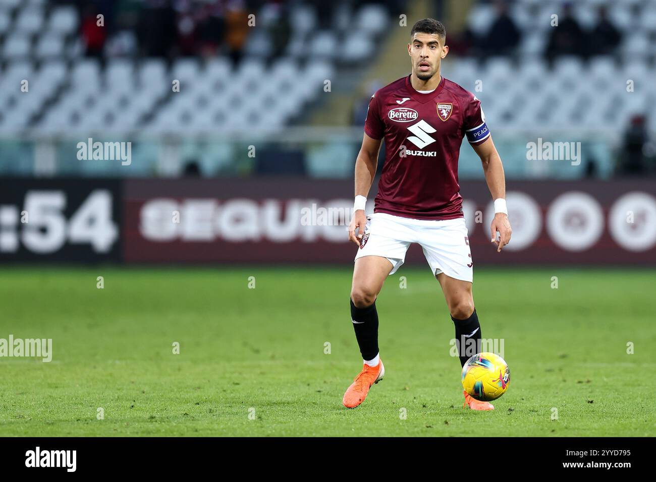 Torino, Italy. 21st Dec, 2024. Adam Masina of Torino Fc in action ...