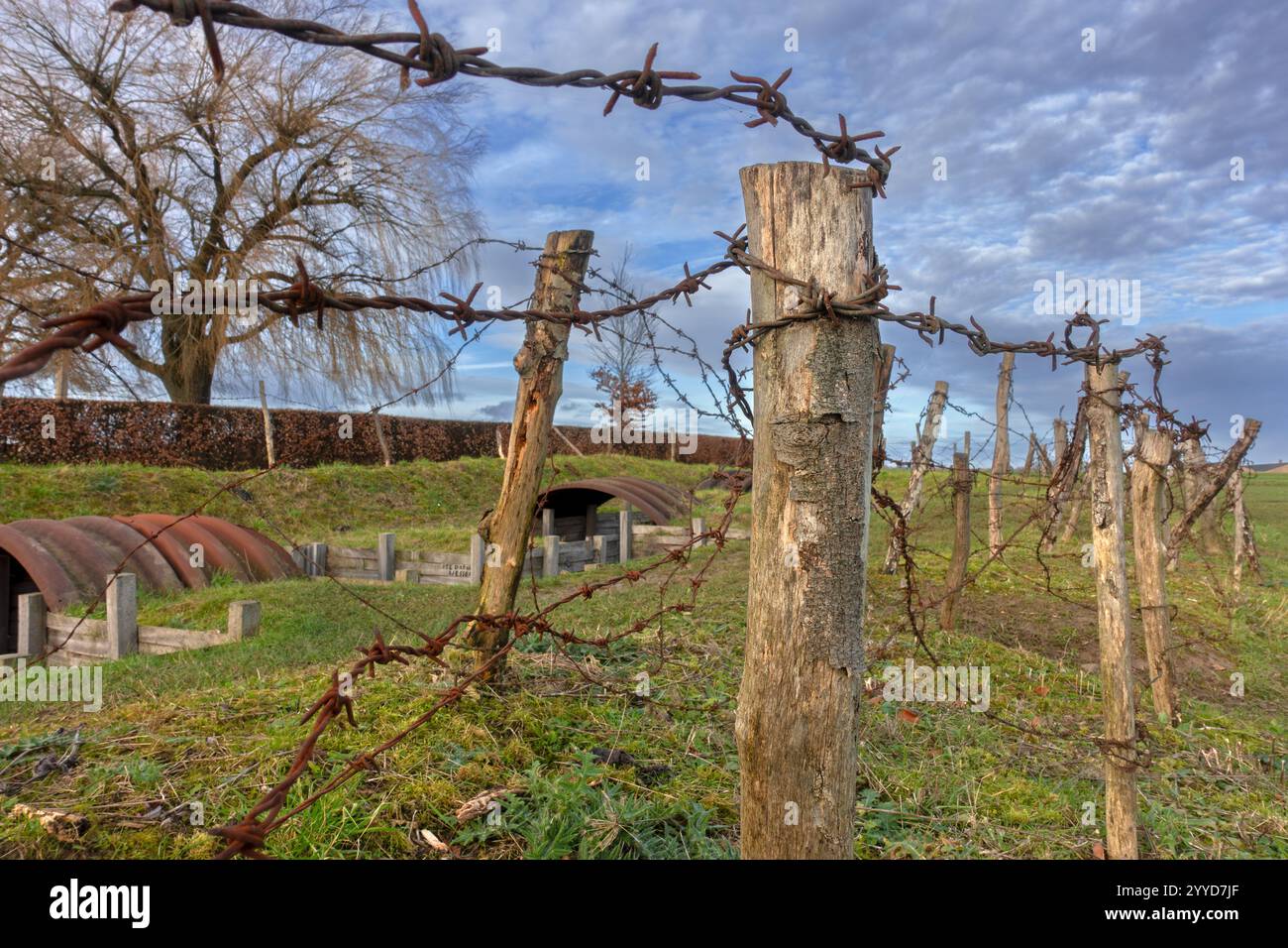 Ww1 battlefield barbed wire hi-res stock photography and images - Alamy