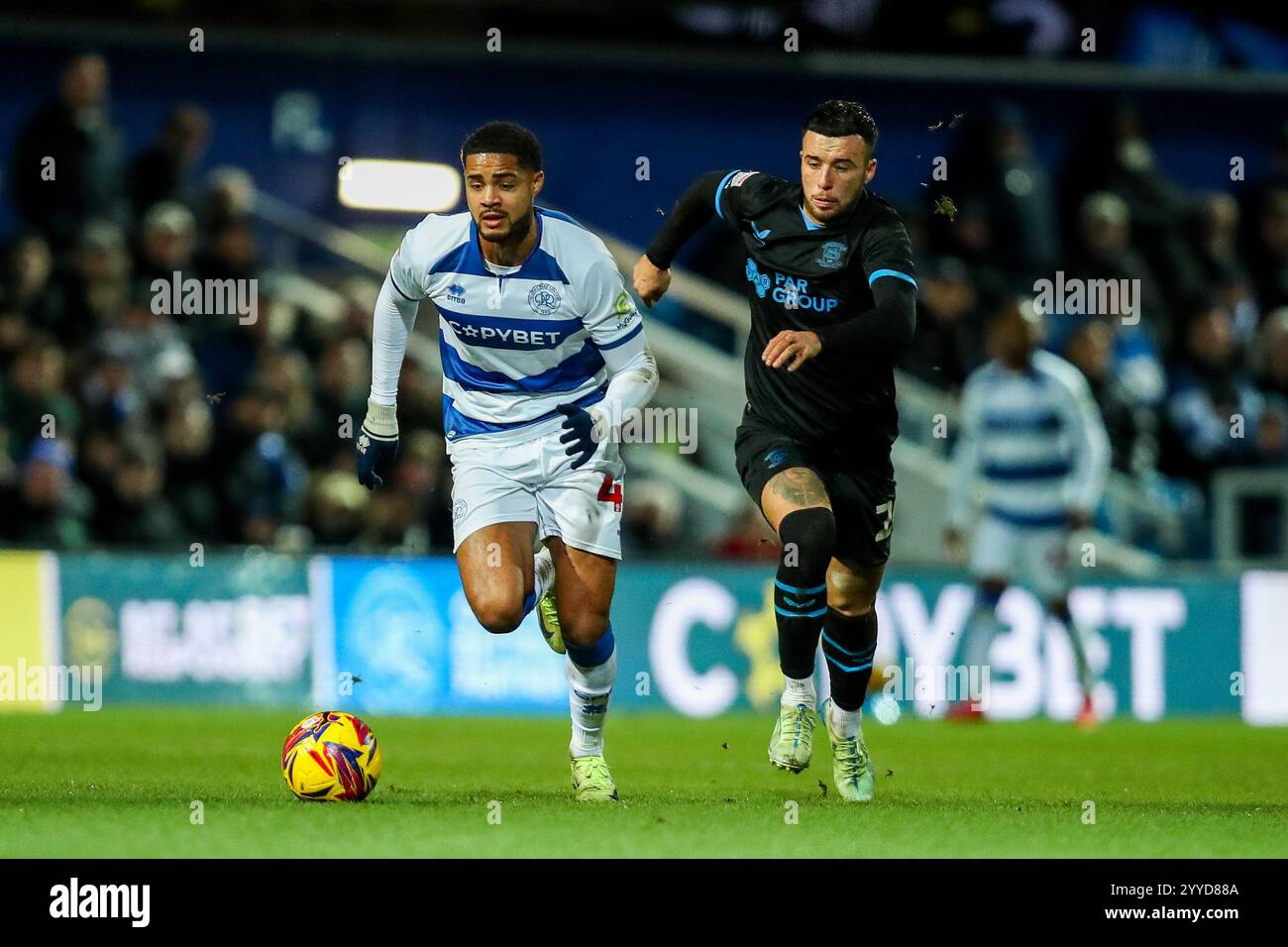 London, UK. 13th Nov, 2023. Jonathan Varane of Queens Park Rangers is ...