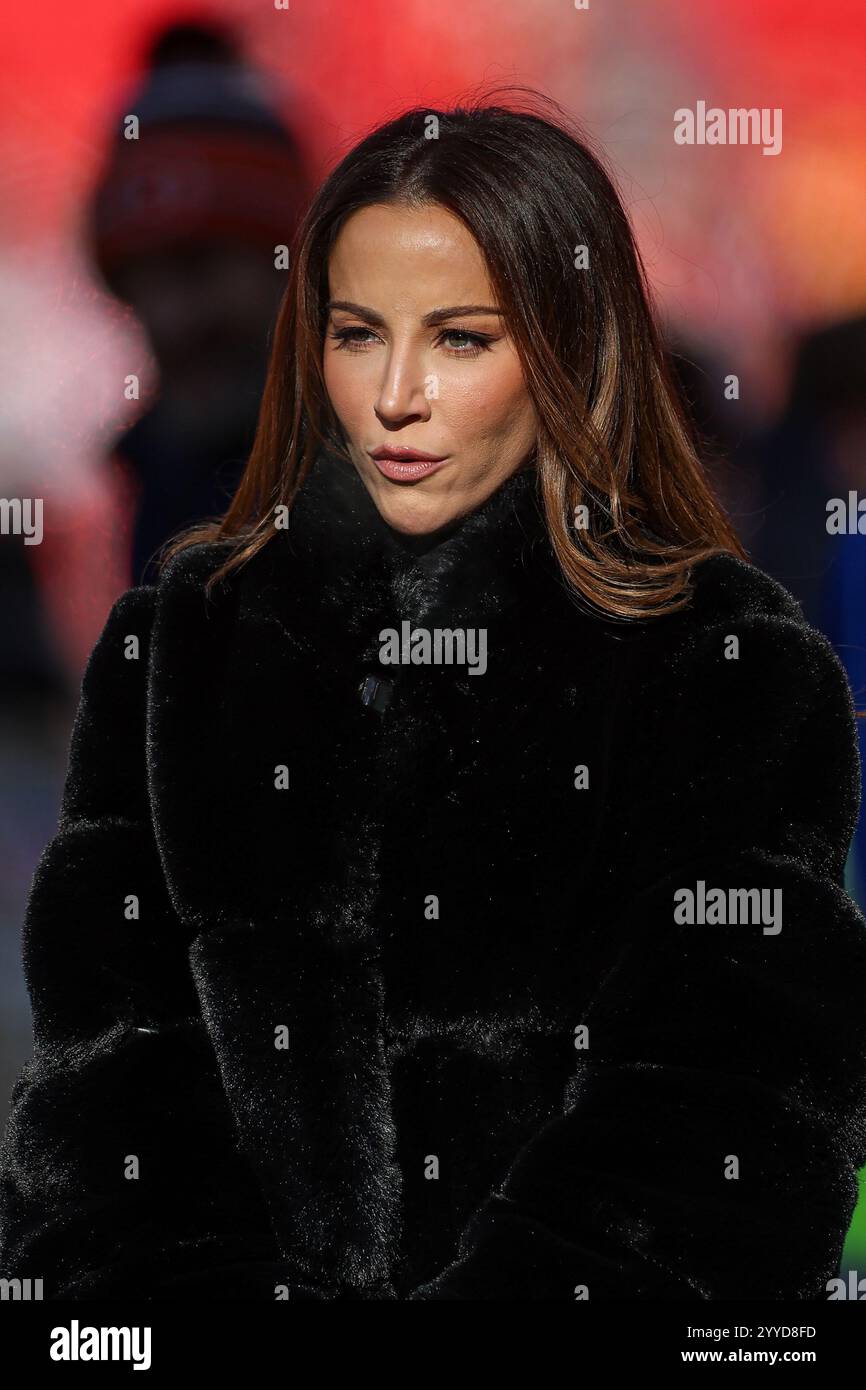 Kansas City, MO, USA. 21st Dec, 2024. Broadcaster Kay Adams before a ...