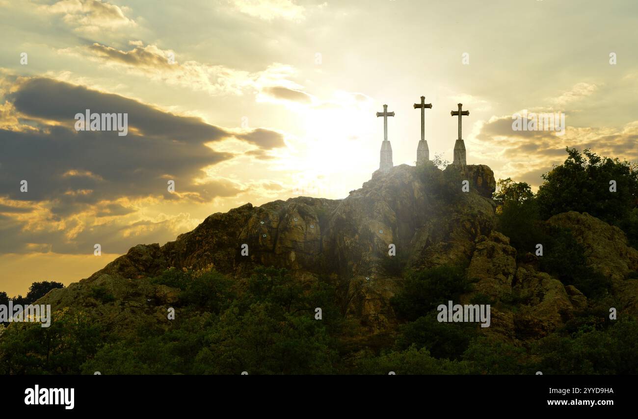 Crucifixion and resurrection hi-res stock photography and images - Alamy