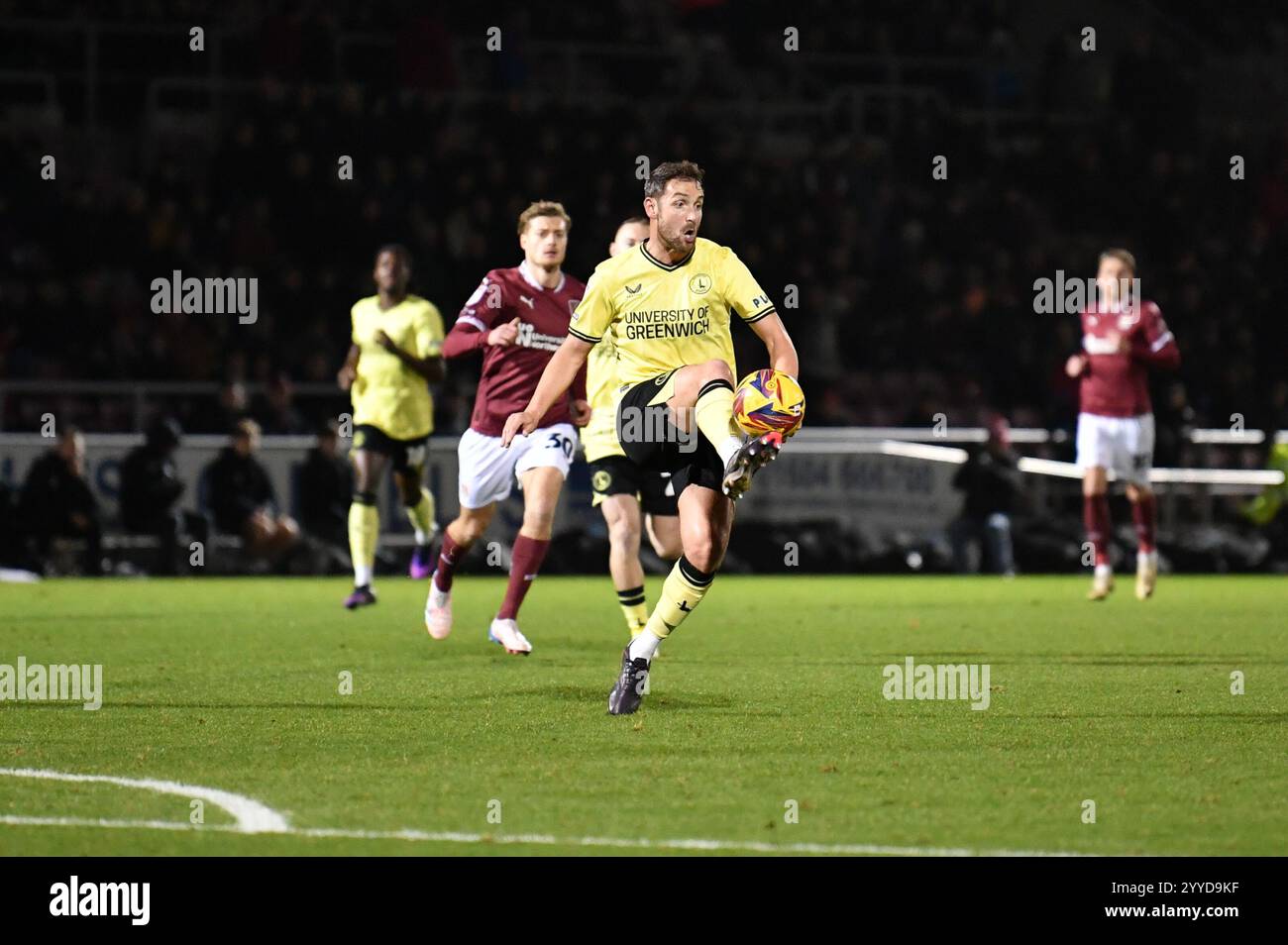 Northampton, England. 21st Dec 2024. Danny Hylton during the Sky Bet ...