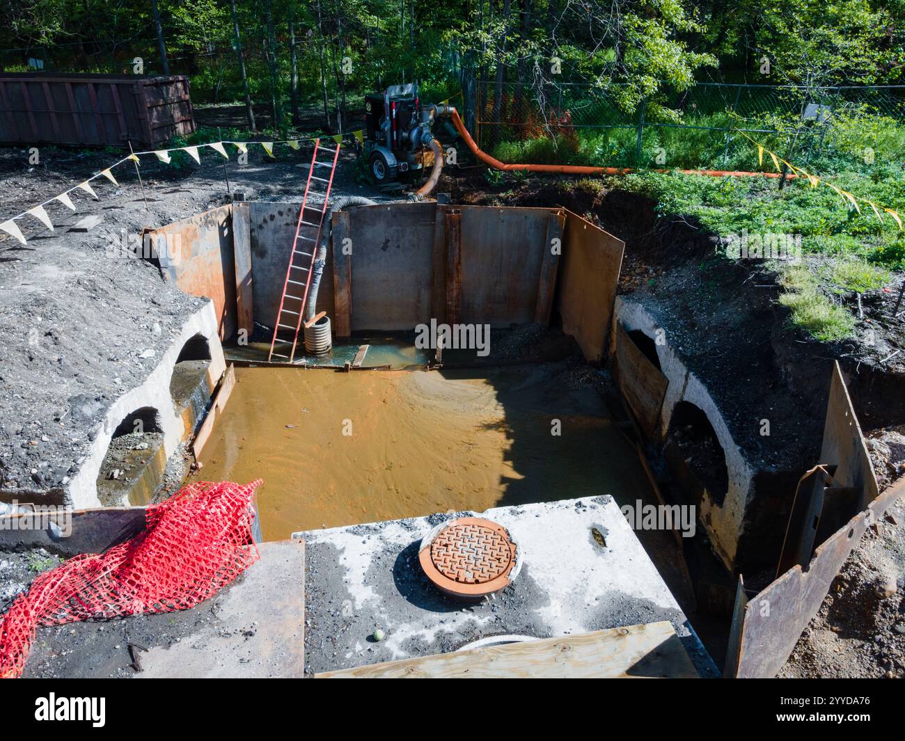 April 23 2023. An Aerial Photograph of Flooding at FDR Park Caused by ...