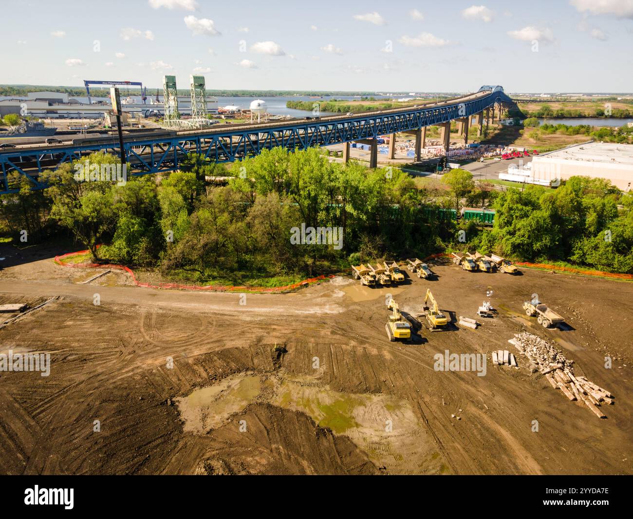 April 23 2023. An Aerial Photograph of Flooding at FDR Park Caused by ...