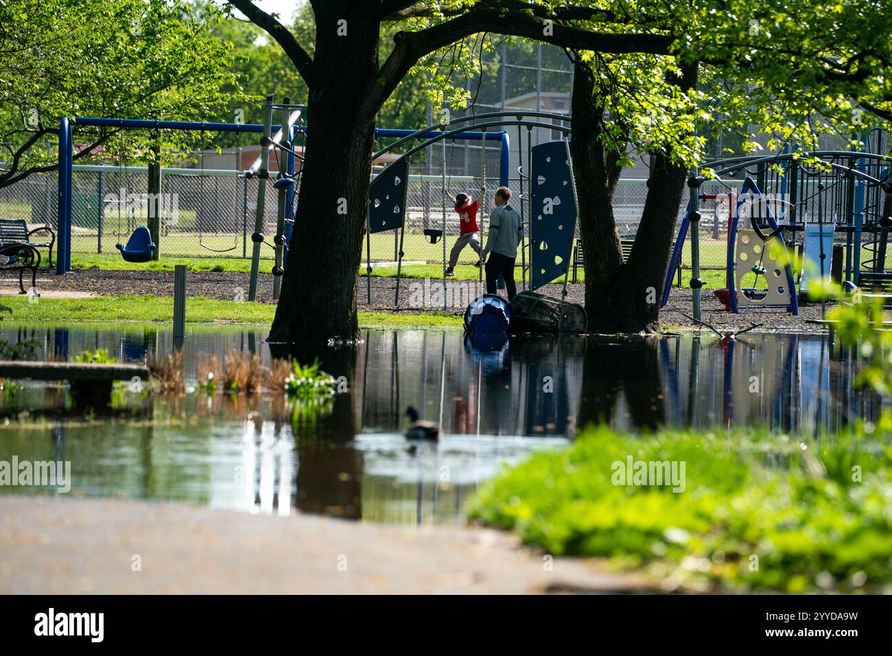 April 23 2023. Flooding at FDR Park Caused by Poor Flood Plain Managent ...