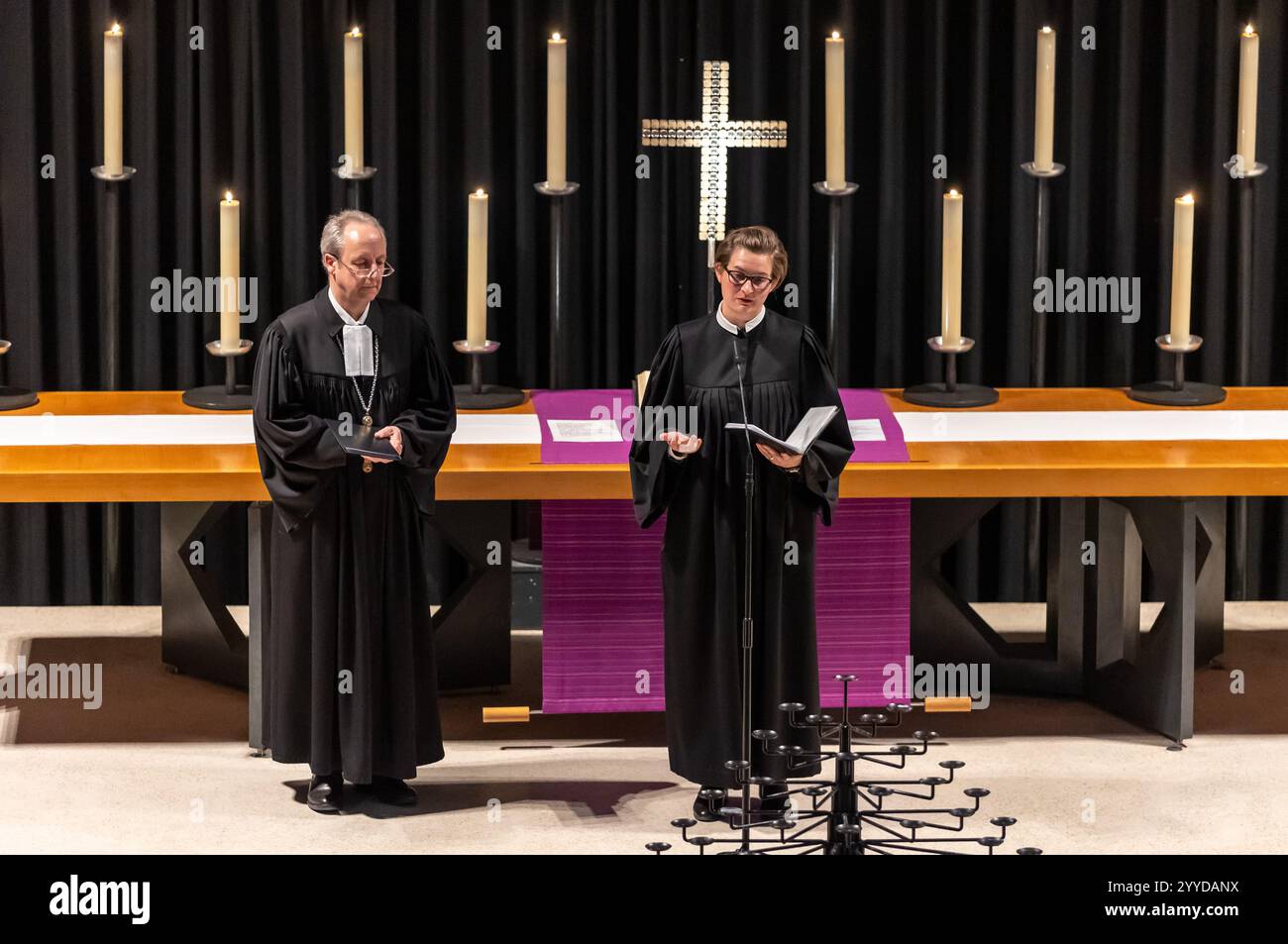 Berlin, Germany. 21st Dec, 2024. Reverend Sarah-Magdalena Kingreen ...