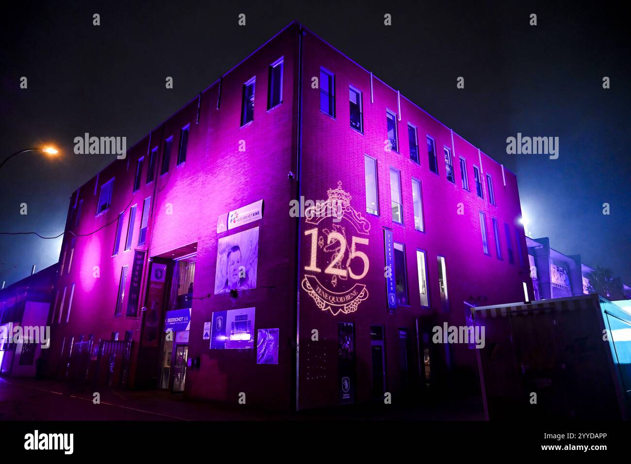 Antwerp, Belgium. 21st Dec, 2024. The entrance of Beerschot's 't Kiel ...