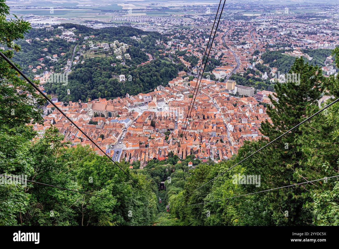 BRASOV (ROMANIA) - The Brașov funicular offers a scenic ascent to Tampa ...