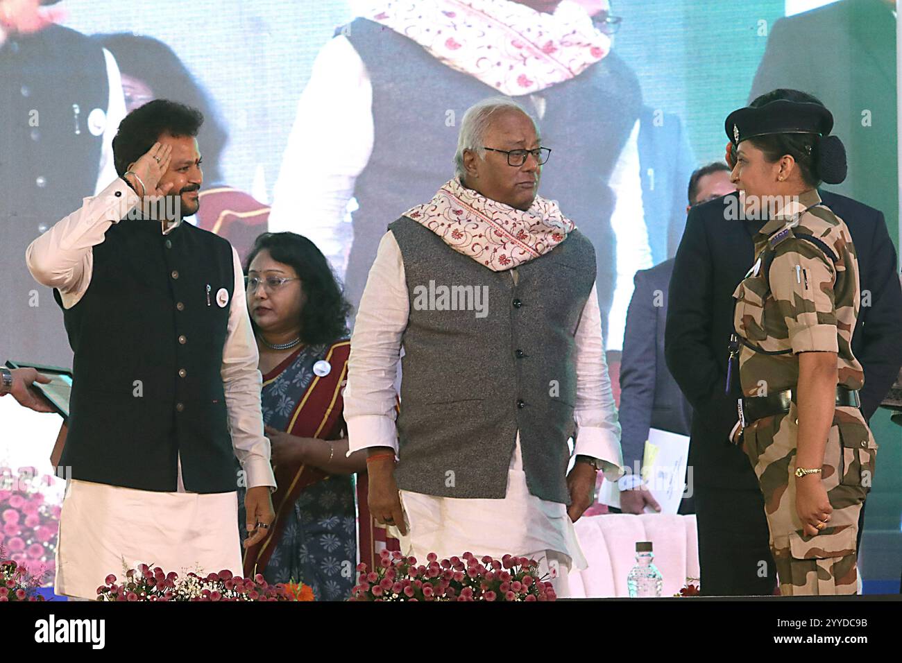 Kolkata, India. 21st Dec, 2024. Union Aviation Minister Ram Mohan Naidu ...