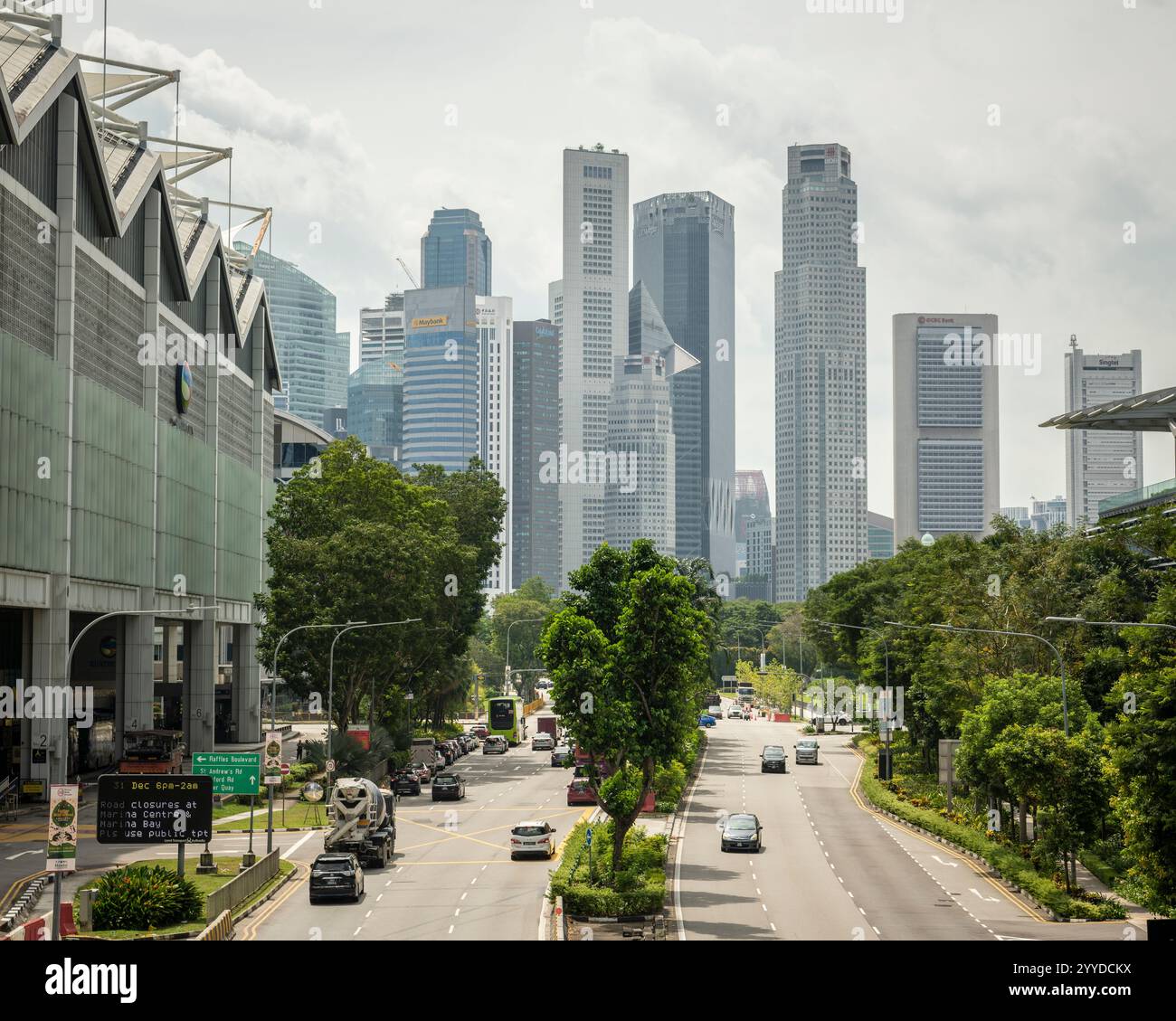 Nicoll Highway, Singapore, Asia Stock Photo - Alamy