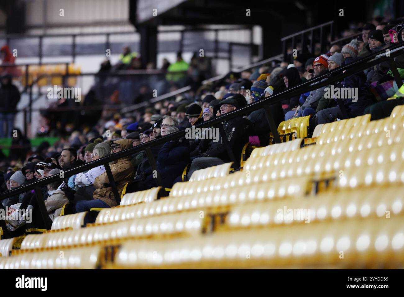 Port Vale???s fans in the stands during the Sky Bet Championship match ...