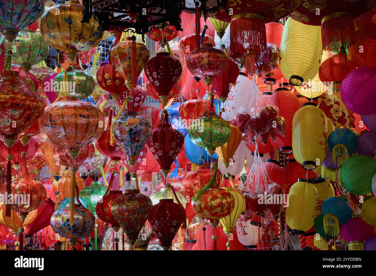Hanoi tet lanterns hi-res stock photography and images - Alamy