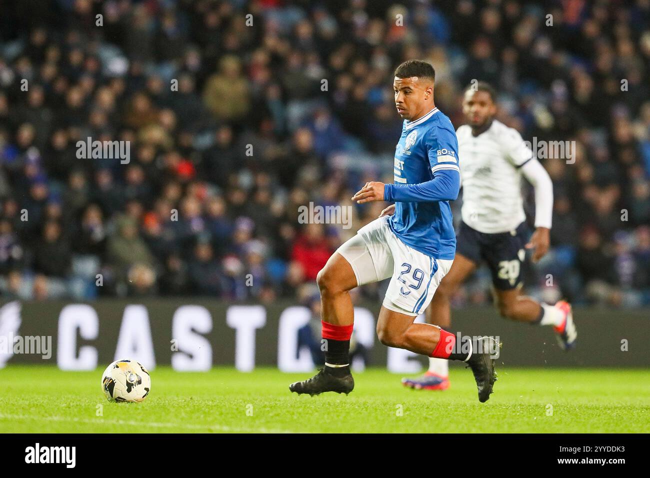 Glasgow, UK. 21st Dec, 2024. Rangers played Dundee at Ibrox stadium in ...