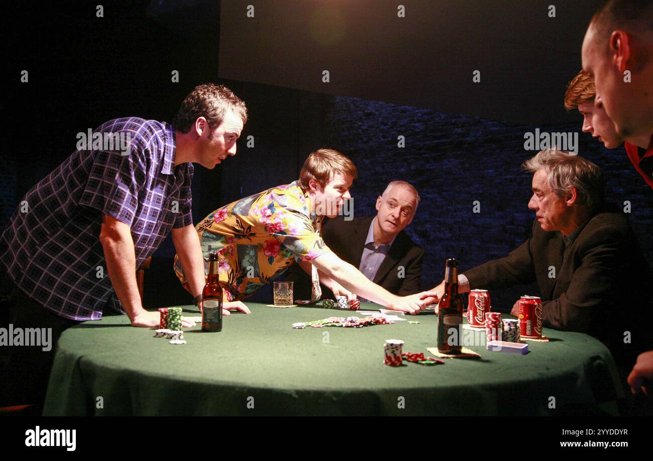 l-r: Jay Simpson (Frankie), Stephen Wright (Mugsy), Malcolm Sinclair ...