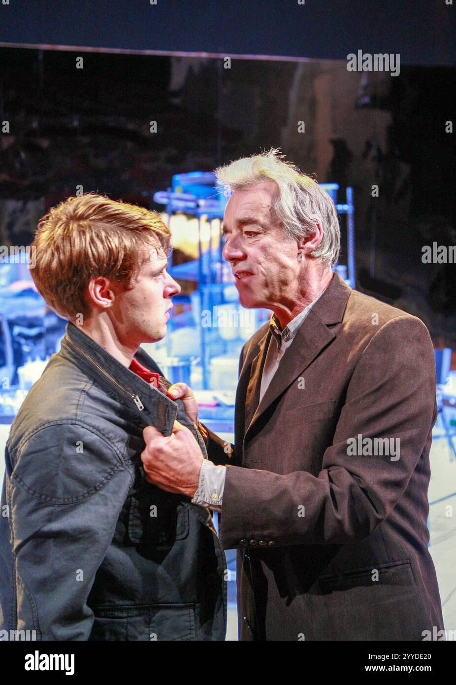 l-r: Samuel Barnett (Carl), Roger Lloyd Pack (Ash) in DEALER'S CHOICE ...