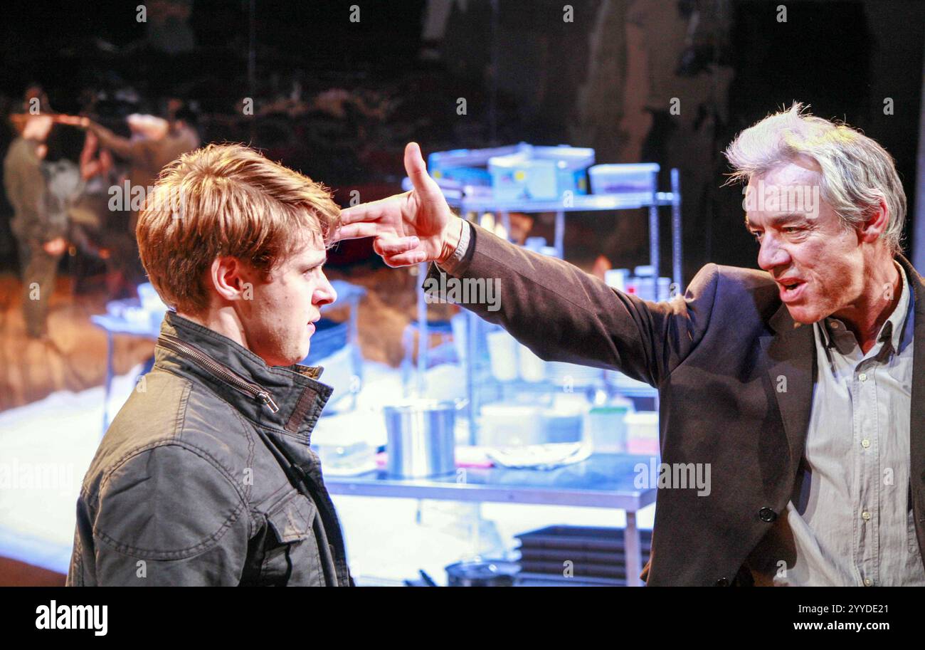 l-r: Samuel Barnett (Carl), Roger Lloyd Pack (Ash) in DEALER'S CHOICE ...