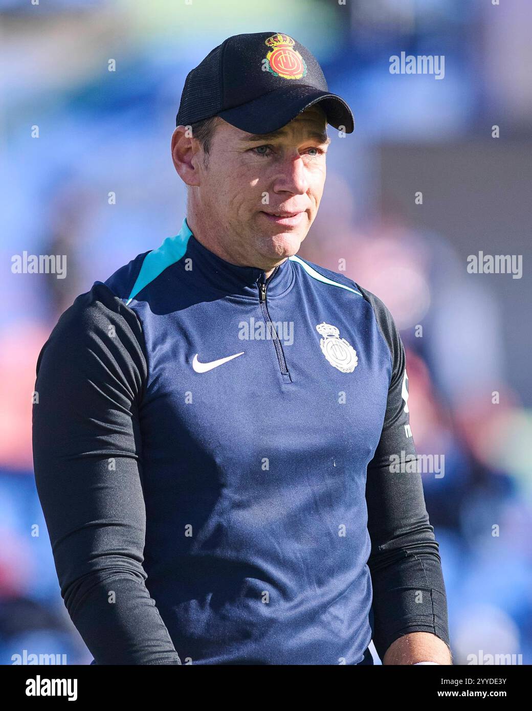 Spanish La Liga EA Sports soccer match Getafe vs Mallorca at Coliseum ...
