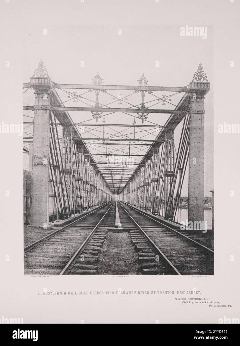 Pennsylvania Railroad Co.’s Bridge Over Delaware River at Trenton New ...