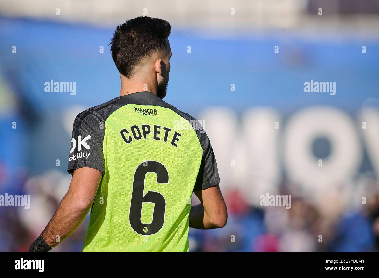 Spanish La Liga EA Sports soccer match Getafe vs Mallorca at Coliseum ...