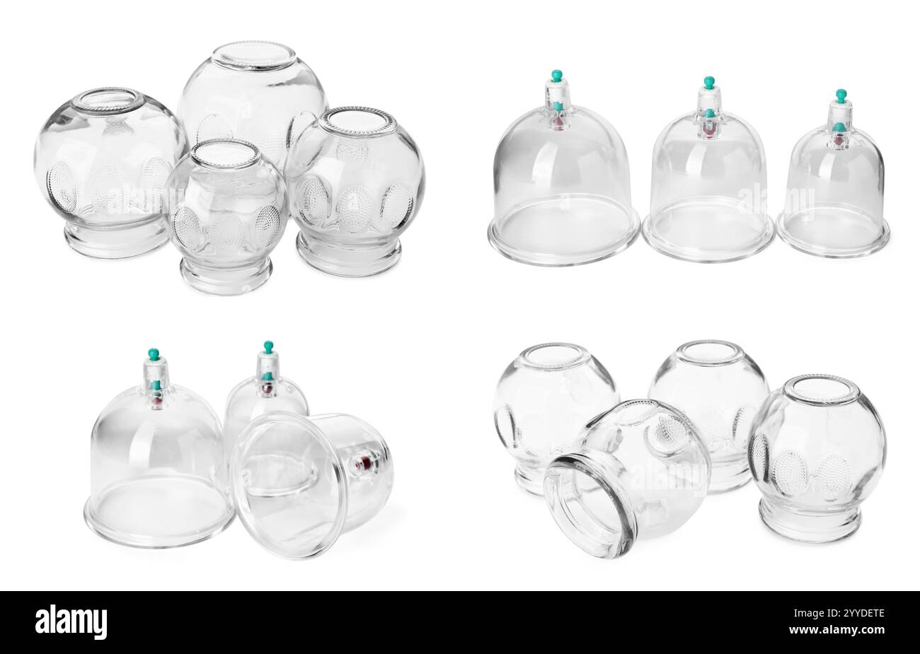 Cupping therapy plastic cups hi-res stock photography and images - Alamy