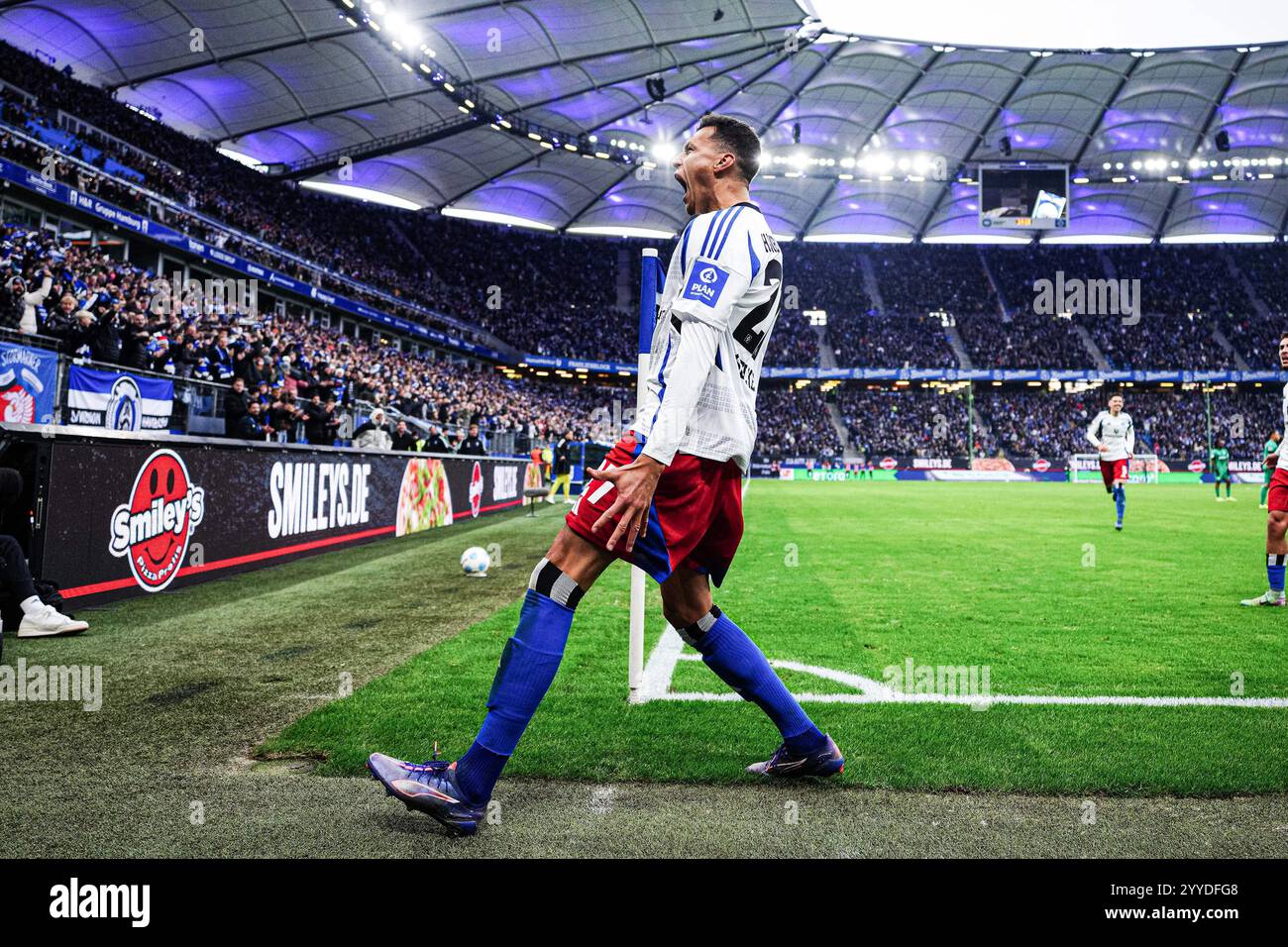Torjubel nach Tor zum 4:0 Davie Selke (Hamburger SV, #27) GER ...