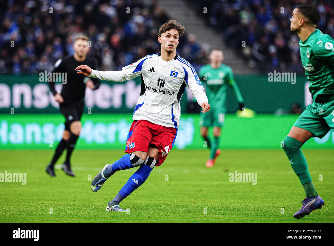 Otto Stange (Hamburger SV, #49) GER, Hamburger SV vs. SpVgg Greuther ...