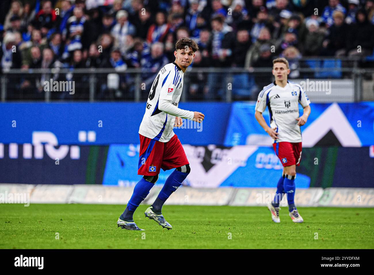 Otto Stange (Hamburger SV, #49) GER, Hamburger SV vs. SpVgg Greuther ...