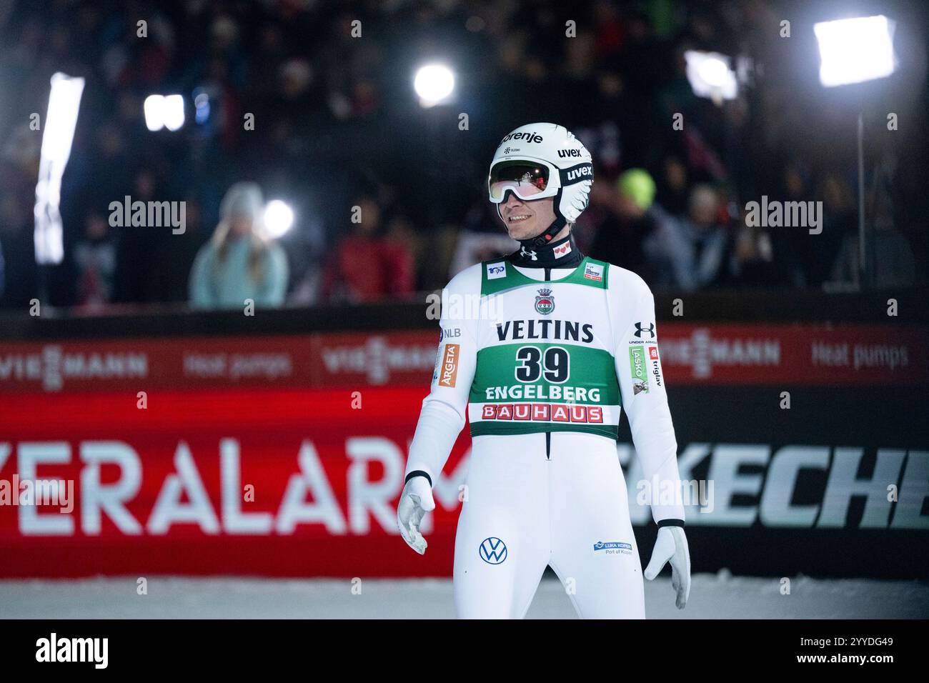 LANISEK Anze (Slowenien) im Ziel, SUI, FIS Viessmsann Skisprung Weltcup ...