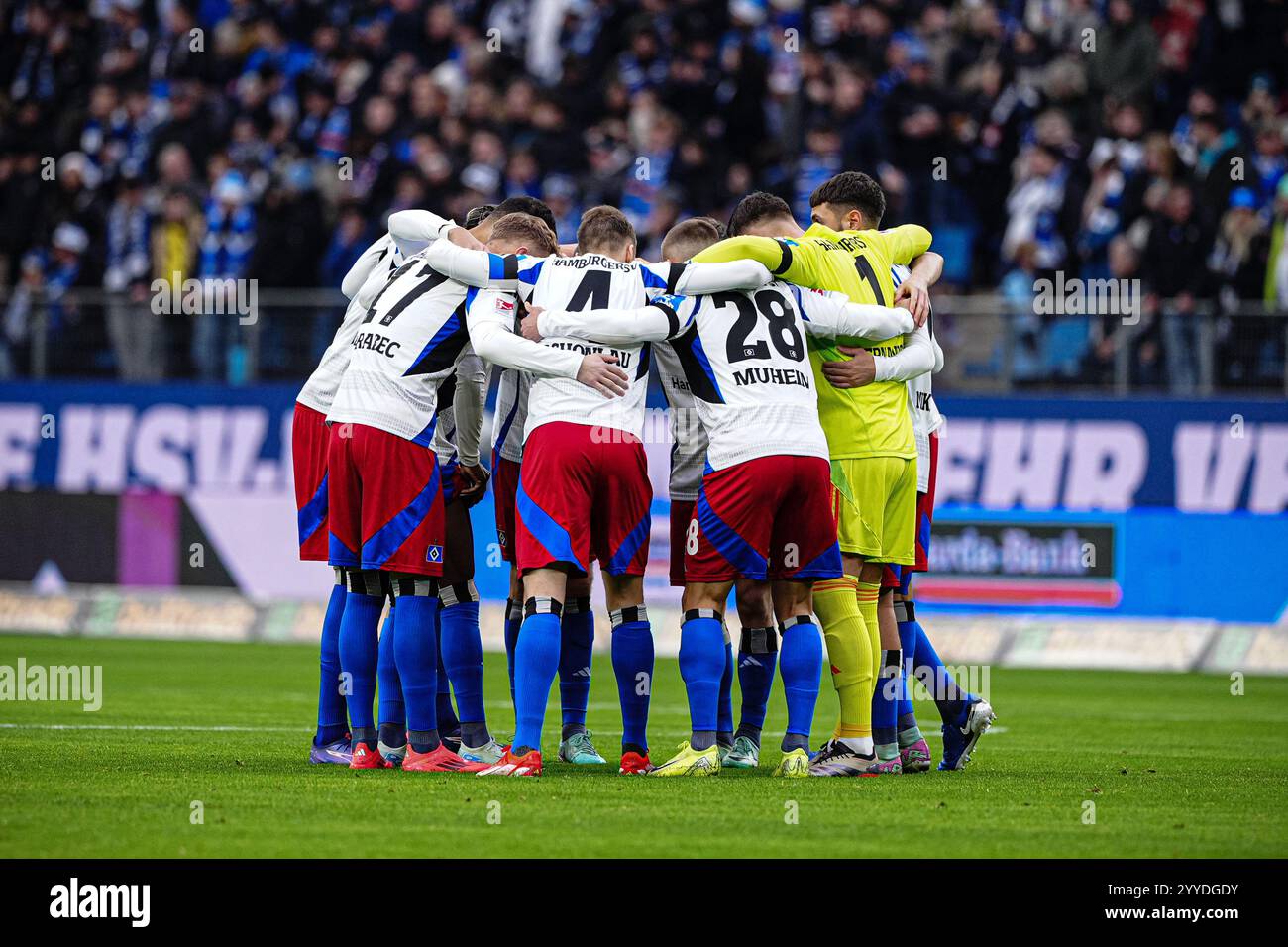 Spielerkreis Hamburger SV GER, Hamburger SV vs. SpVgg Greuther Fuerth ...