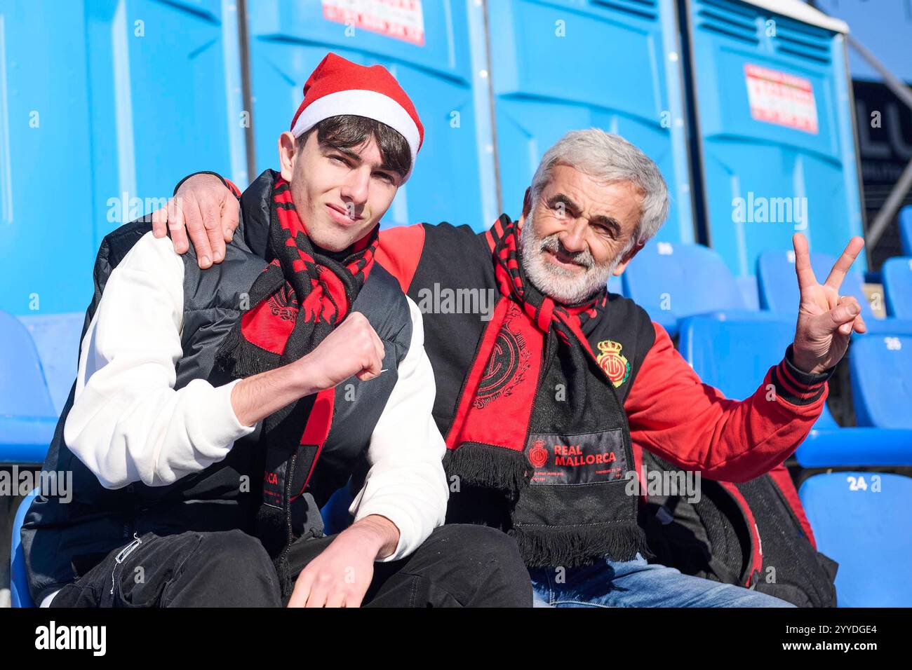 Spanish La Liga EA Sports soccer match Getafe vs Mallorca at Coliseum ...